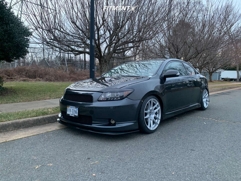 2009 Scion TC Base with 18x8.5 ESR Cs8 and Federal 215x35 on Coilovers ...