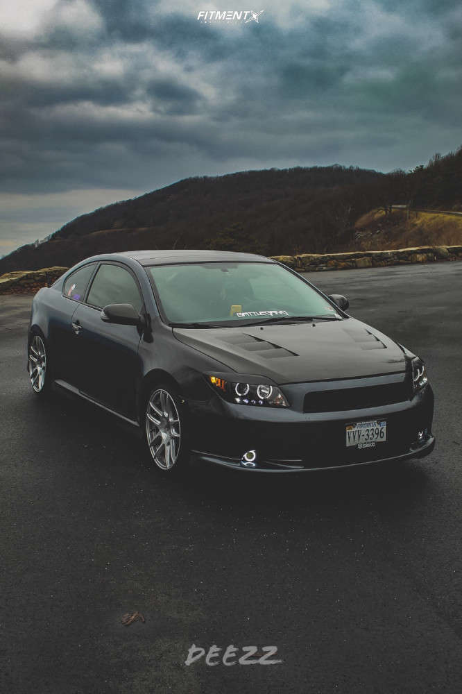 2009 Scion TC Base with 18x8.5 ESR Cs8 and Federal 215x35 on Coilovers ...