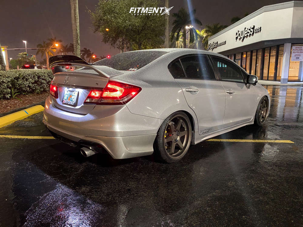2015 Honda Civic Si with 18x8.5 ESR Sr07 and Nankang 205x40 on ...