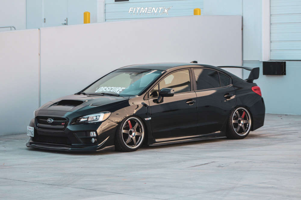 2015 Subaru WRX STI Base with 18x9.5 Volk Te37sl and Federal 225x35 on Coilovers | 1452000 ...