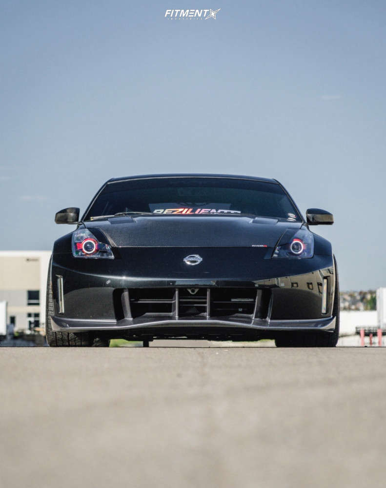 2007 Nissan 350Z Nismo with 18x10.5 Enkei Rpf1 and Firestone 275x35 on ...