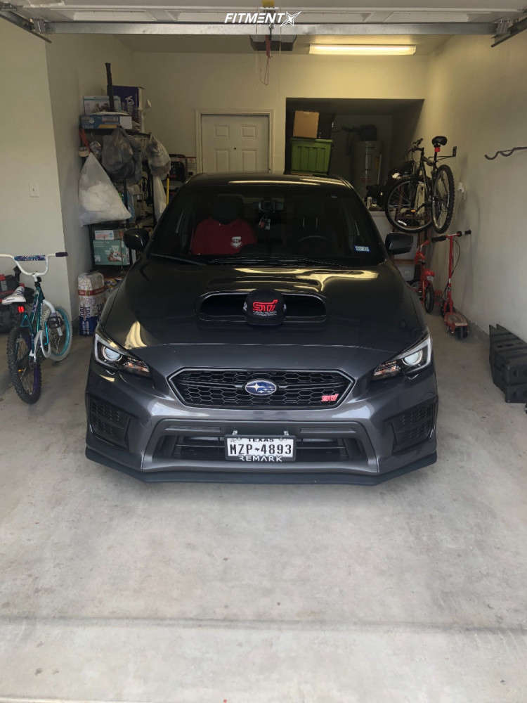 2020 Subaru WRX STI Base with 18x9.5 Option Lab R555 and Federal 255x35 ...