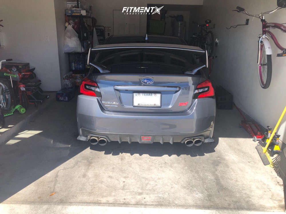 2020 Subaru WRX STI Base with 18x9.5 Option Lab R555 and Federal 255x35 ...