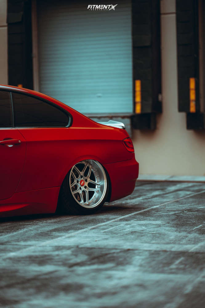 2009 BMW 335i Base with 18x9.5 ESR Cs15 and Achilles 225x35 on Air ...