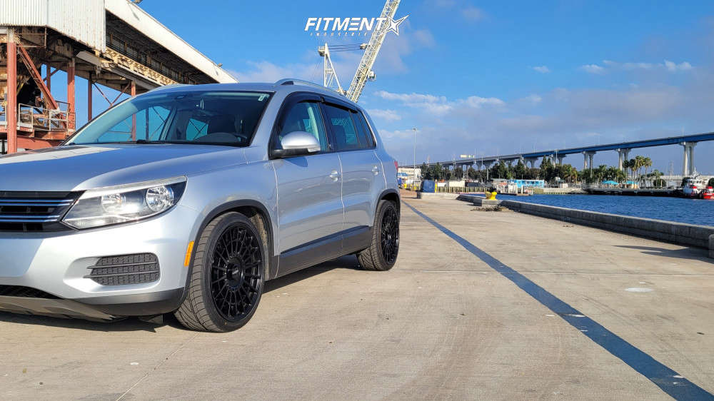 2017 Volkswagen Tiguan Wolfsburg Edition with 19x8.5 Rotiform Las-r and ...