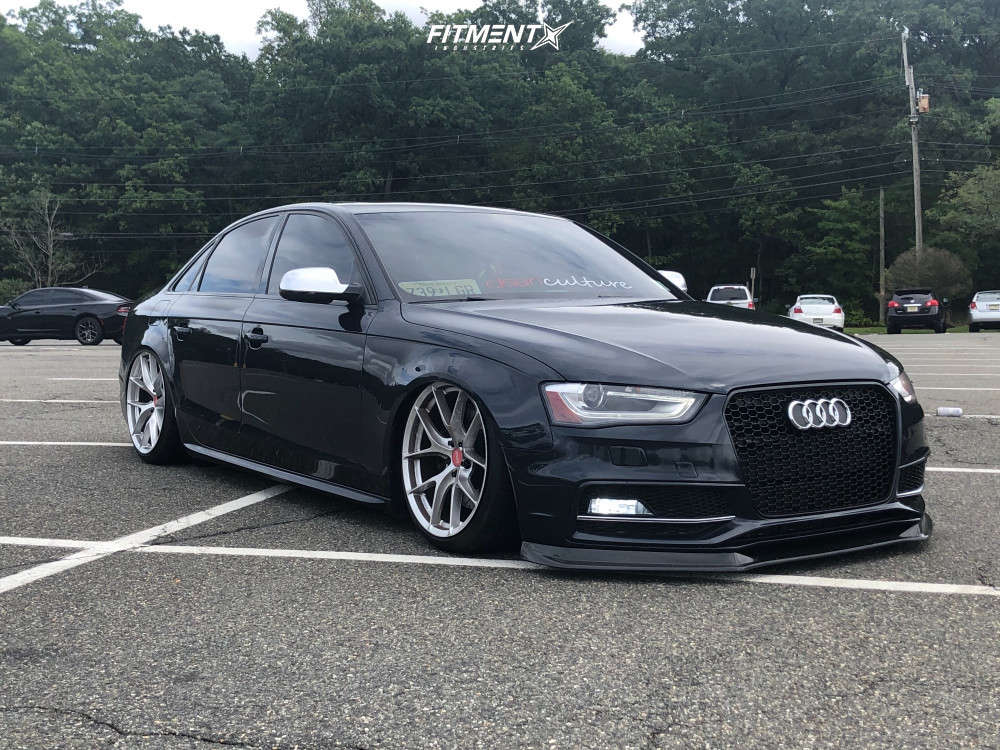 2016 Audi S4 Premium Plus with 19x9.5 ESR Rf2 and Nitto 245x35 on Air ...
