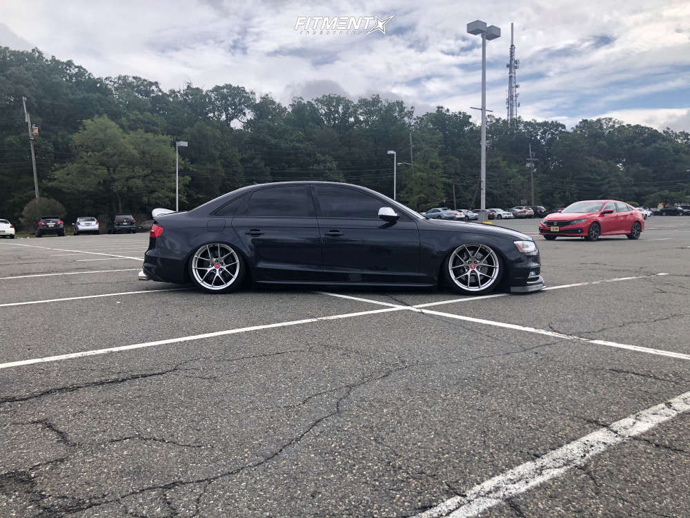 2016 Audi S4 Premium Plus with 19x9.5 ESR Rf2 and Nitto 245x35 on Air ...