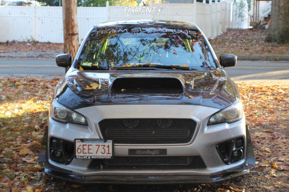 2017 Subaru WRX Base with 18x9.5 Enkei Pf05 and Nitto 255x35 on Coilovers | 1459324 | Fitment ...