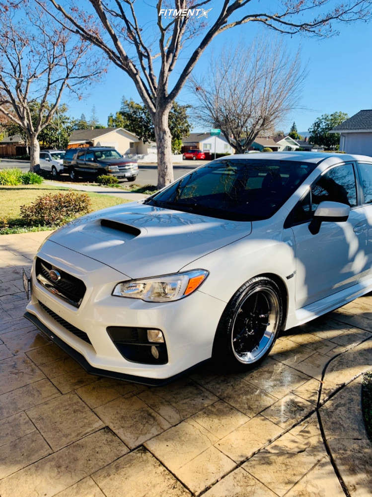 2016 Subaru WRX Premium with 18x8.5 F1R F102 and Sailun 245x40 on ...