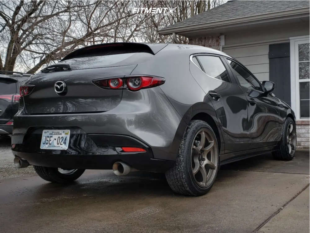 2020 Mazda 3 Preferred with 18x8.5 AVID1 AV26 and Bridgestone 215x45 on ...