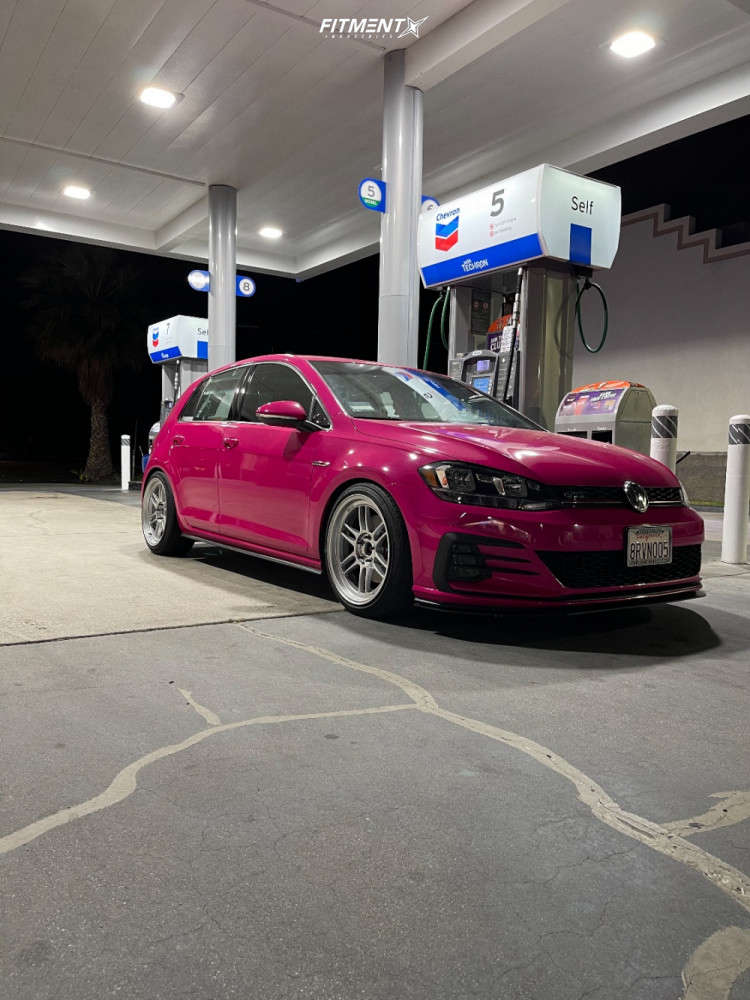 2018 Volkswagen GTI S with 18x9 Enkei Rpf1 and Lexani 225x40 on Stock ...