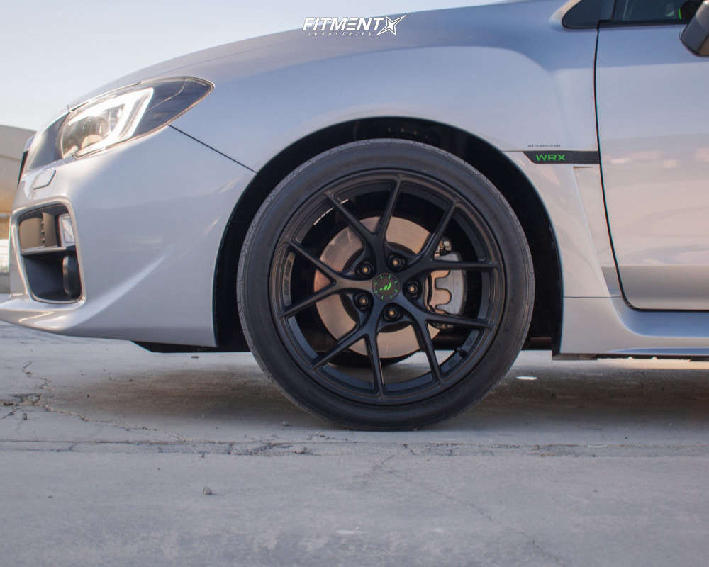 2017 Subaru WRX Base with 18x9.5 Japan Racing SL01 and Nitto 265x35 on ...