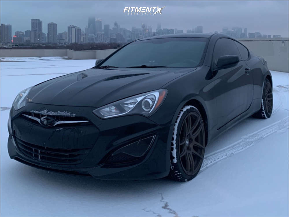 2014 Hyundai Genesis Coupe 2.0T Premium with 19x8.5 ESR Cs8 and Ohtsu ...