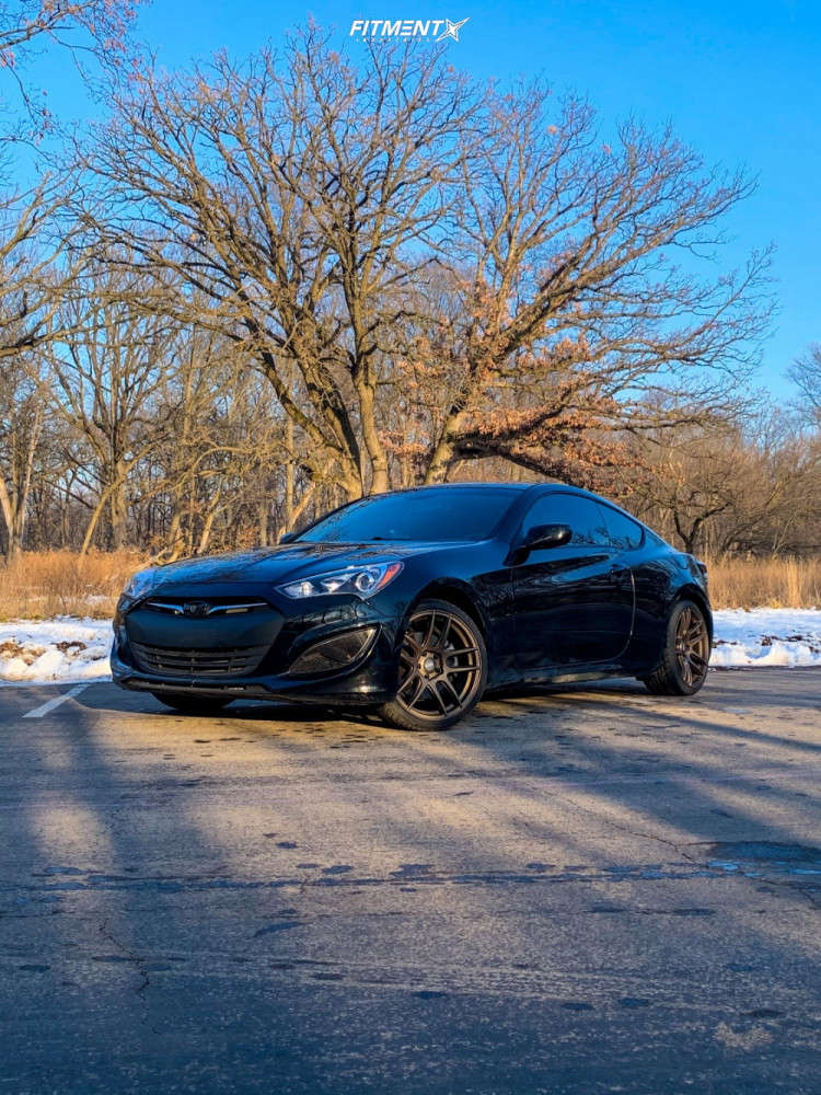 2014 Hyundai Genesis Coupe 2.0T Premium with 19x8.5 ESR Cs8 and Ohtsu ...