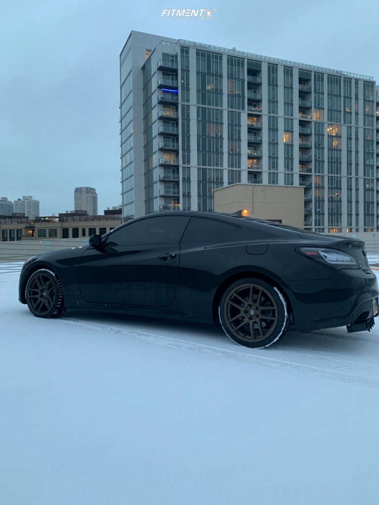 2014 Hyundai Genesis Coupe 2.0T Premium with 19x8.5 ESR Cs8 and Ohtsu ...