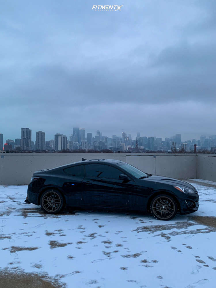 2014 Hyundai Genesis Coupe 2.0T Premium with 19x8.5 ESR Cs8 and Ohtsu ...