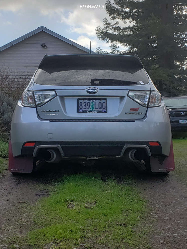2013 Subaru WRX STI Base with 18x9.5 Aodhan DS07 and Federal 245x40 on Stock Suspension ...