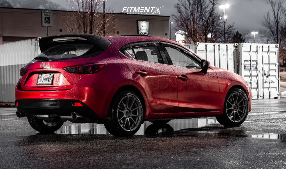 2016 Mazda 3 s Touring with 18x8.5 AVID1 AV21 and General 225x45 on ...