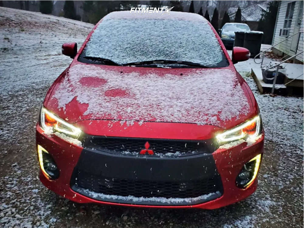 2017 Mitsubishi Lancer ES with 18x8 Drag Concepts R31 and Milestar ...