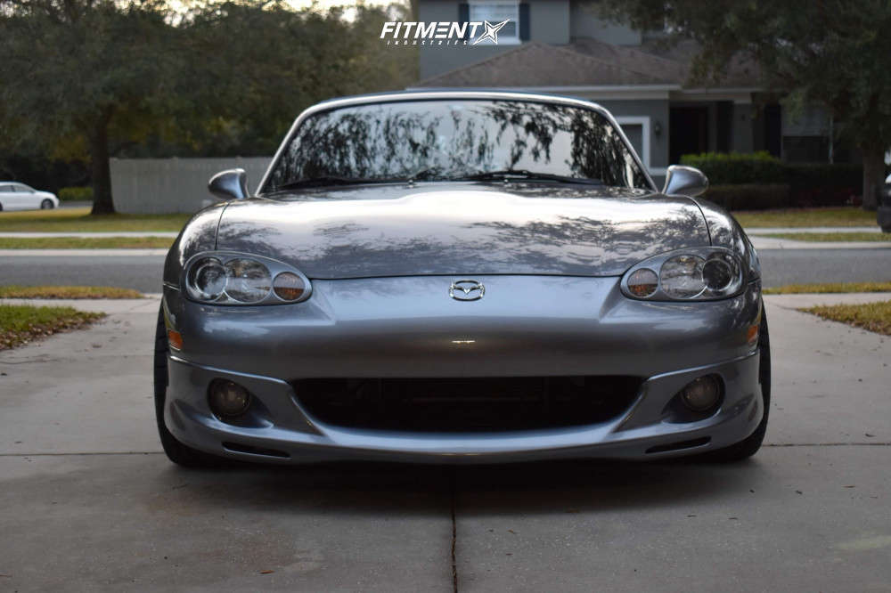 2003 Mazda Miata Shinsen with 15x8 Advanti Racing Storm S1 and Toyo ...