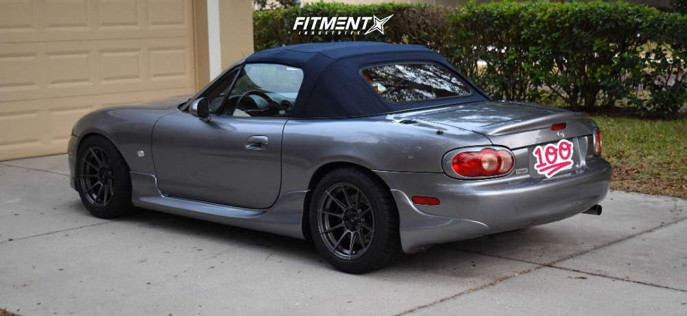 2003 Mazda Miata Shinsen with 15x8 Advanti Racing Storm S1 and Toyo ...