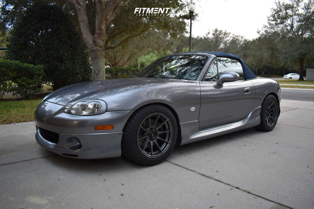 2003 Mazda Miata Shinsen with 15x8 Advanti Racing Storm S1 and Toyo ...