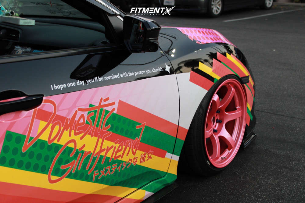 2018 Honda Civic Si with 18x10.5 Gram Lights 57dr and Nankang 225x40 on ...