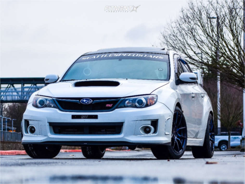 2011 Subaru Impreza WRX STI Limited with 18x9.5 Option Lab R716 and ...
