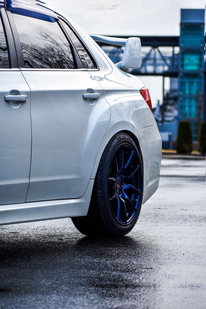 2011 Subaru Impreza WRX STI Limited with 18x9.5 Option Lab R716 and ...