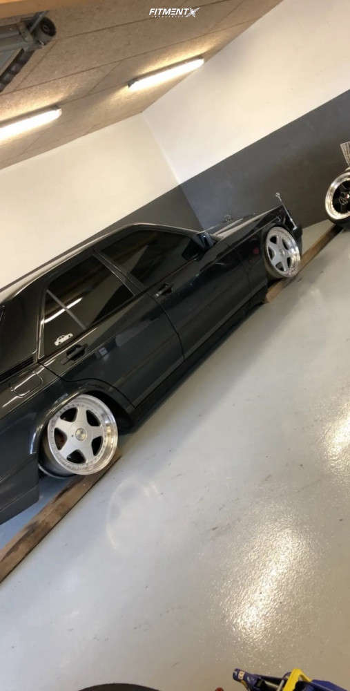 1986 Mercedes-Benz 190E 2.3 with 17x8.5 OZ Racing Futura and Hankook ...