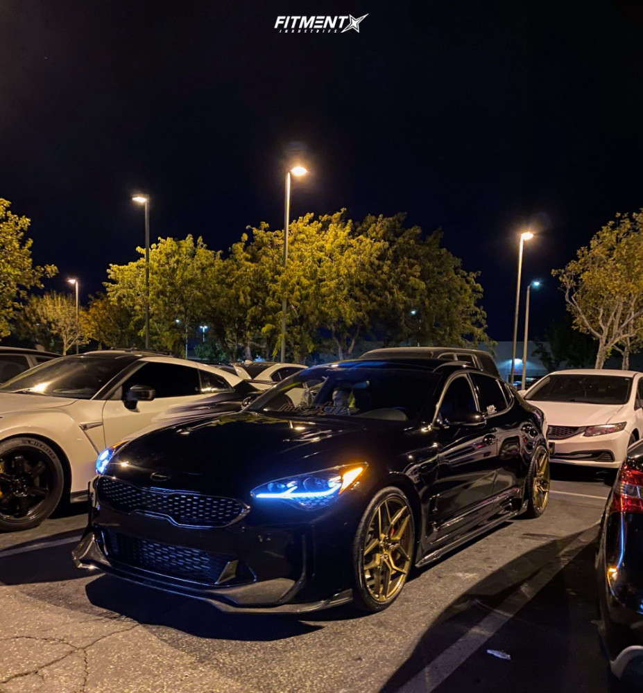 2019 Kia Stinger GT1 with 20x9 Rohana Rfx11 and Federal 245x35 on Lowering Springs | 1466653 ...