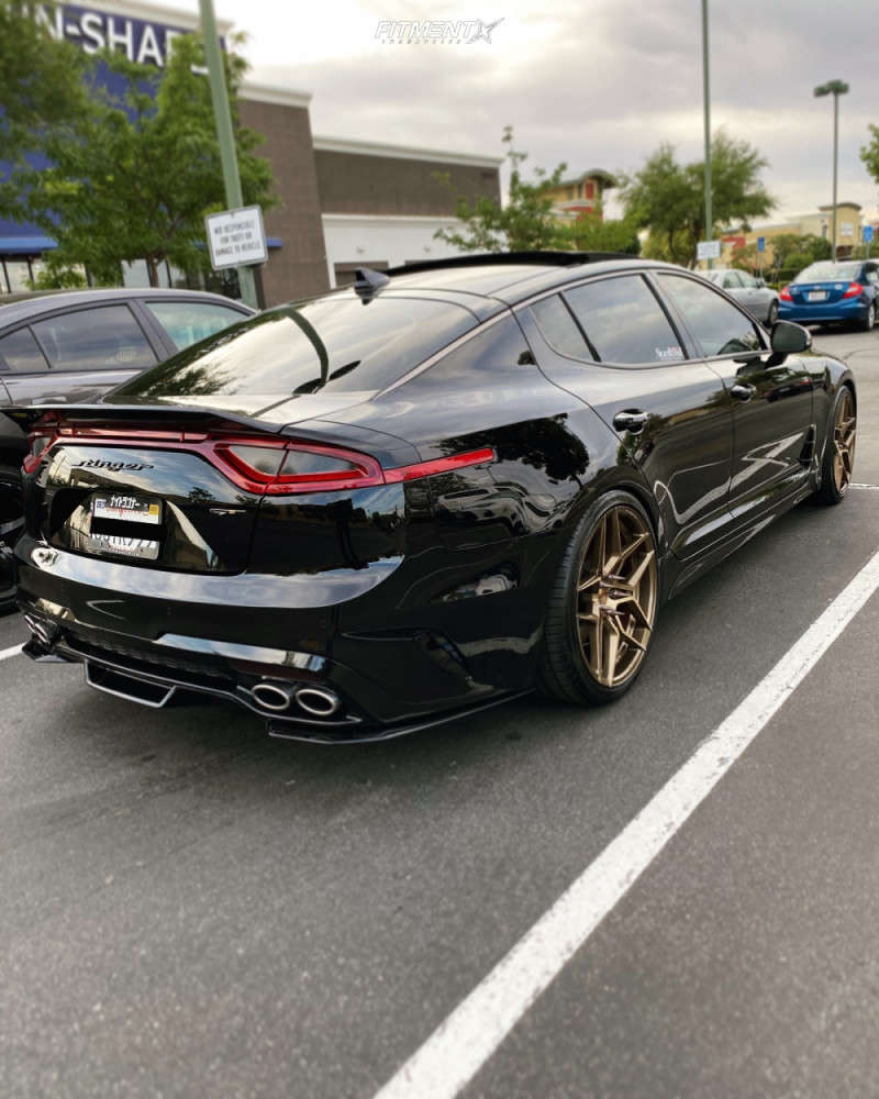 2019 Kia Stinger GT1 with 20x9 Rohana Rfx11 and Federal 245x35 on Lowering Springs | 1466653 ...