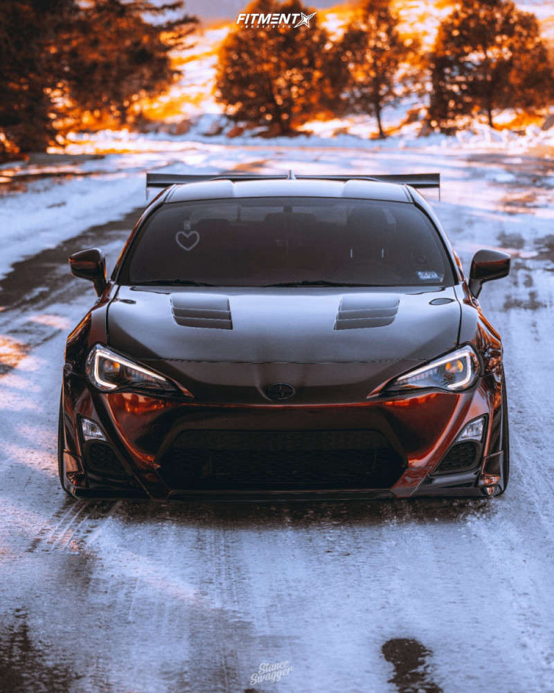 2015 Scion FR-S Base with 18x10 Work Gt5 and Firestone 255x35 on ...