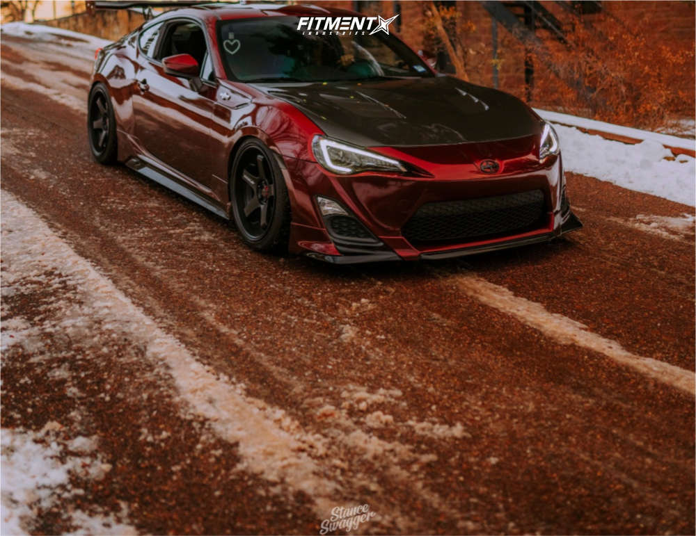 2015 Scion FR-S Base with 18x10 Work Gt5 and Firestone 255x35 on ...