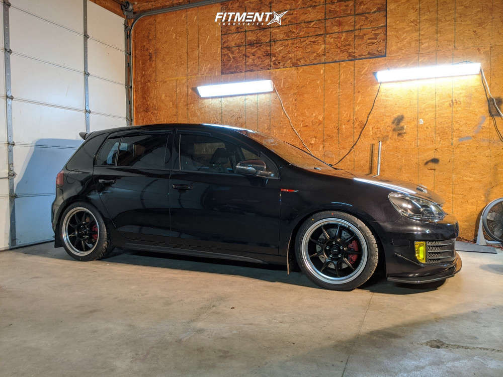2012 Volkswagen GTI Base with 18x8.5 Konig Countergram and Federal ...