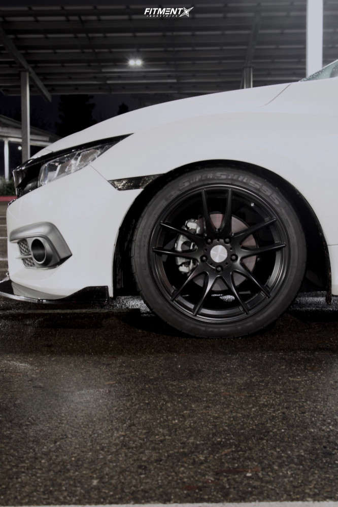 2018 Honda Civic EX-T with 18x8.5 AVID1 AV32 and Federal 235x40 on ...