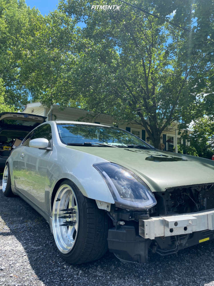 2004 INFINITI G35 Rwd 2dr Coupe w/Leather (3.5L 6cyl 5A) with 18x10.5 ...