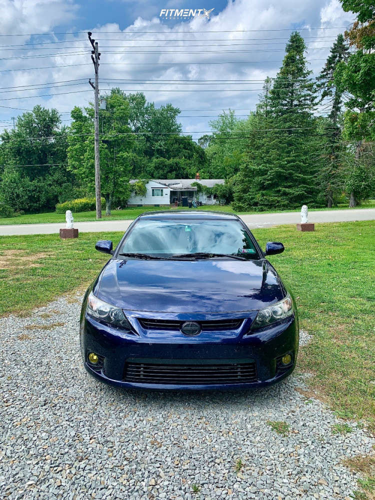 2012 Scion TC Base with 18x9.5 ESR Cs2 and Nankang 245x40 on Coilovers ...
