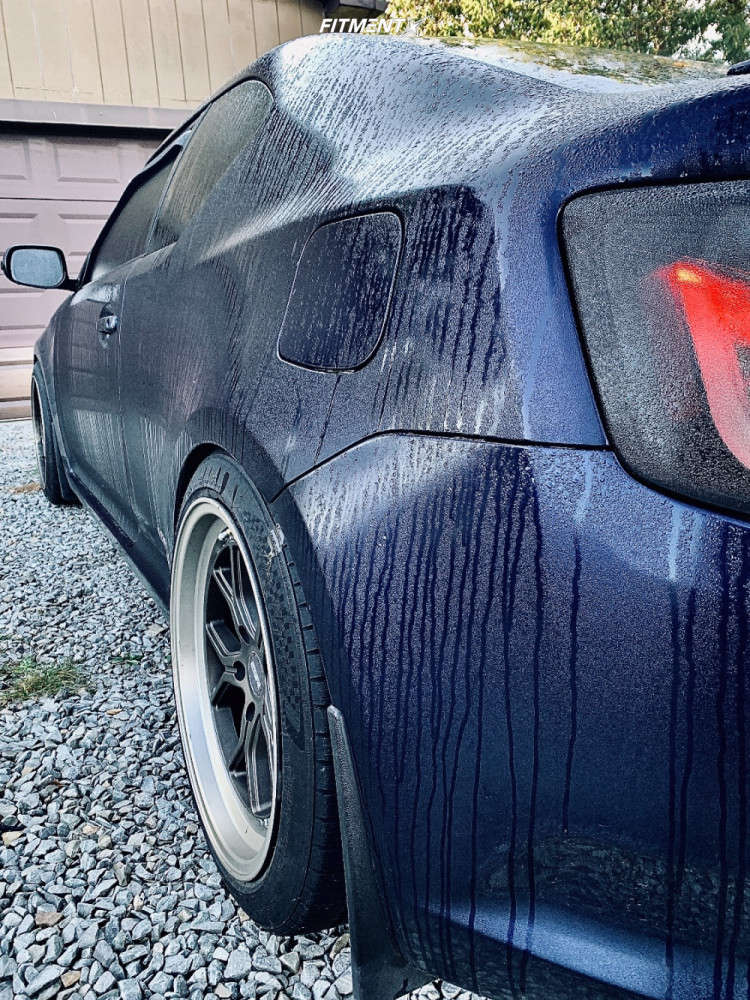 2012 Scion TC Base with 18x9.5 ESR Cs2 and Nankang 245x40 on Coilovers ...