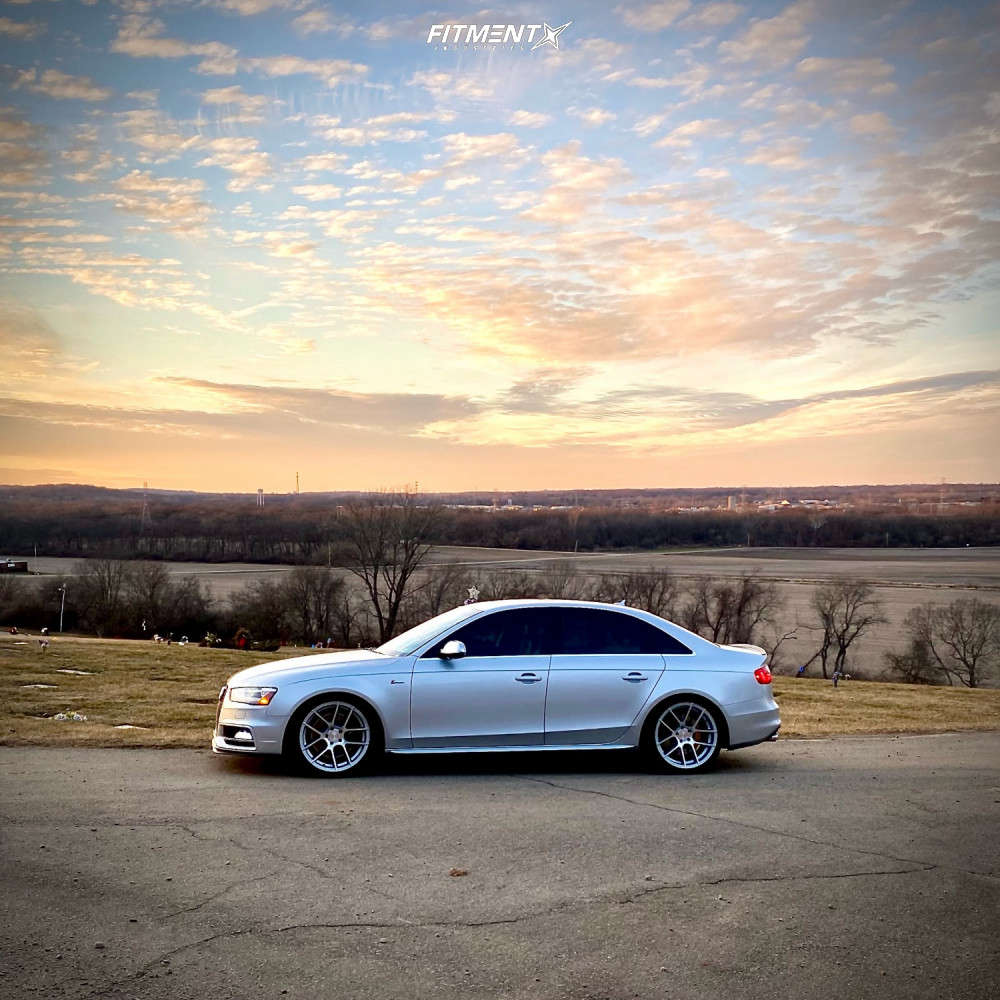 2014 Audi S4 Premium Plus with 19x9.5 Avant Garde M510 and Continental ...