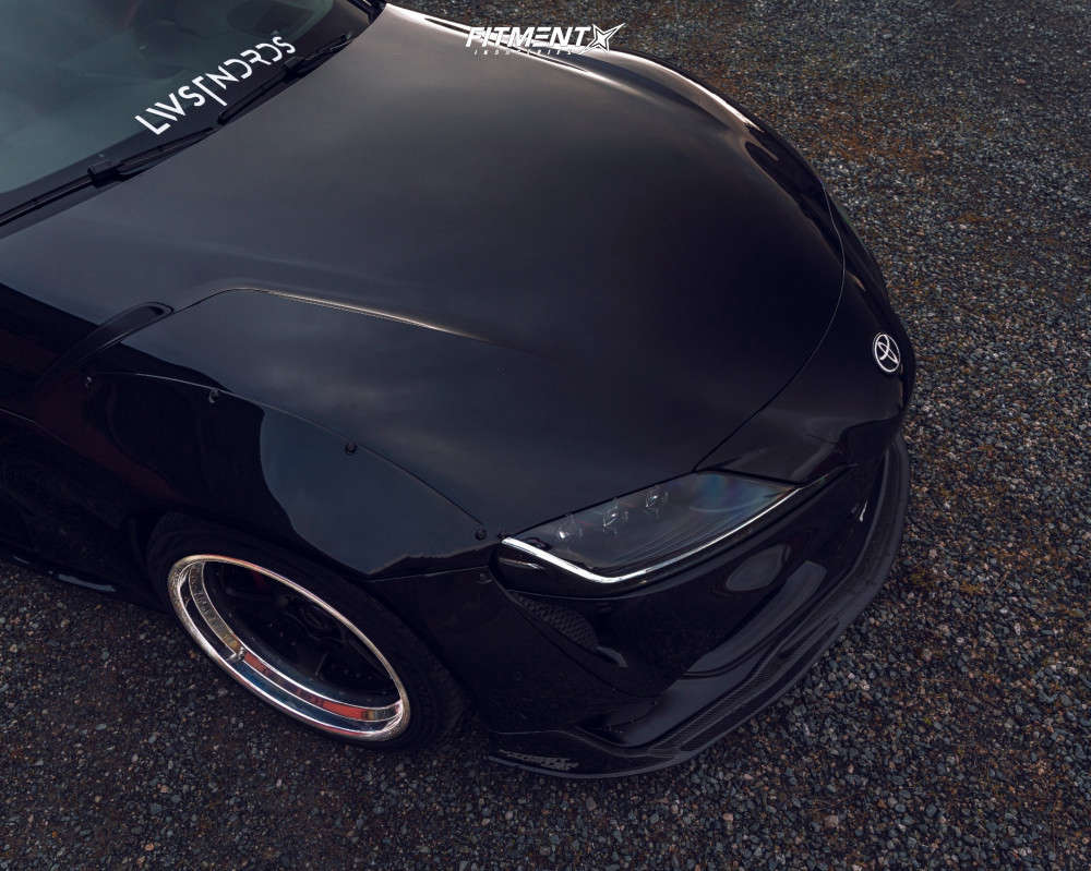 2020 Toyota Supra GR with 19x10 ESR Forged Es5 and Yokohama 265x35 on ...