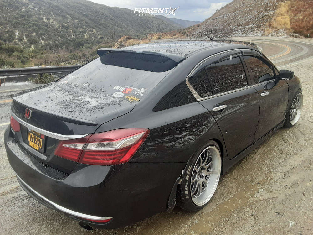 2017 Honda Accord LX with 19x9.5 Work Emotion D9r and Federal 245x45 on Coilovers | 1471233 ...