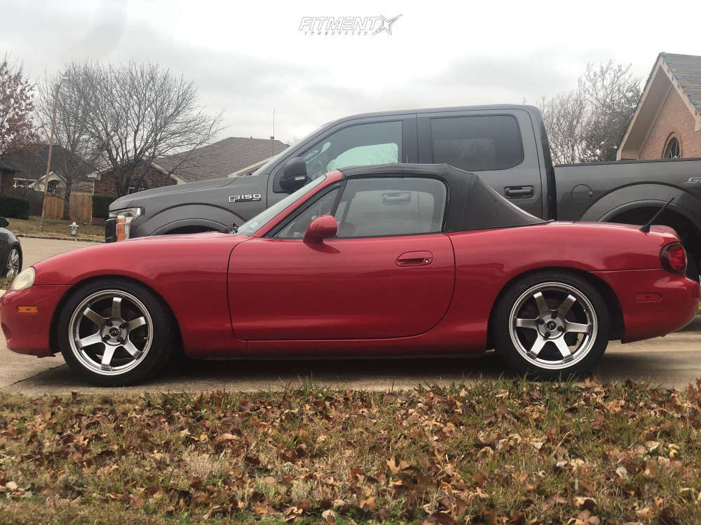 2001 Mazda Miata SE with 16x8.25 JNC Jnc014 and Achilles 205x45 on ...