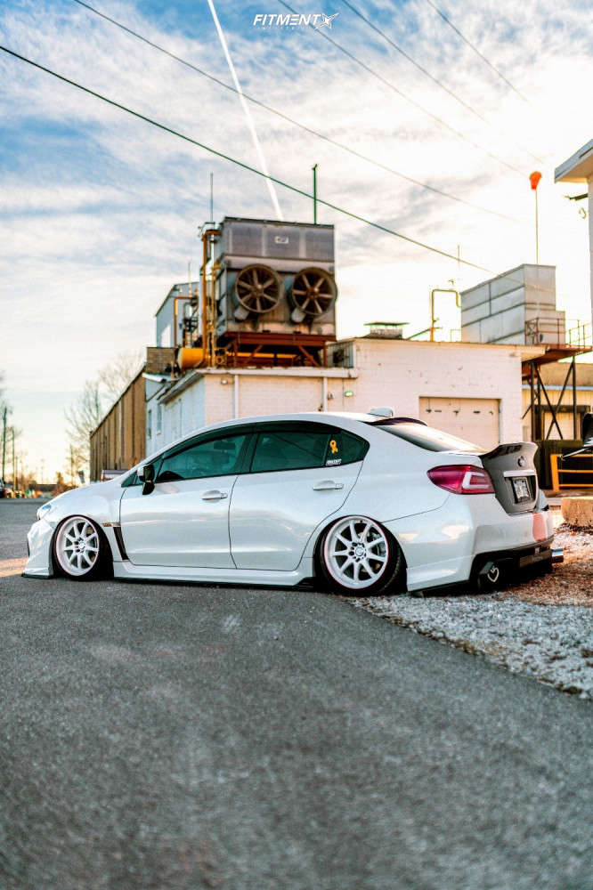 2015 Subaru WRX Base with 18x9 Work Emotion Xd9 and Federal 215x40 on ...