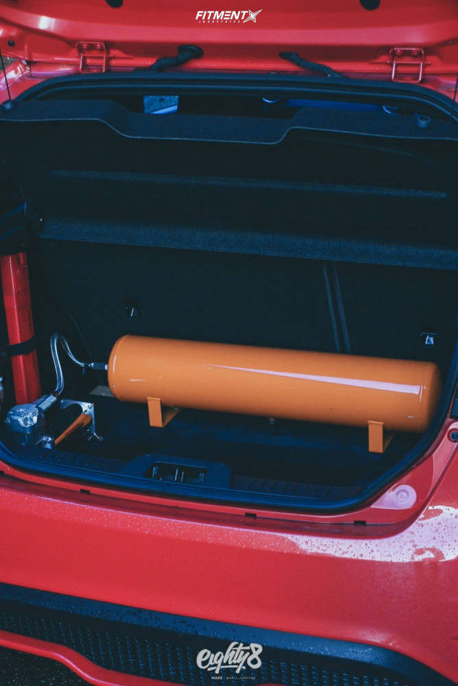 2015 Ford Fiesta ST with 16x7 TSW Venom and Aoteli 195x45 on Air ...