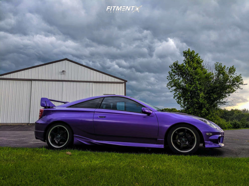 2002 Toyota Celica GT with 17x7.5 Enkei SR6 and Falken 215x45 on ...