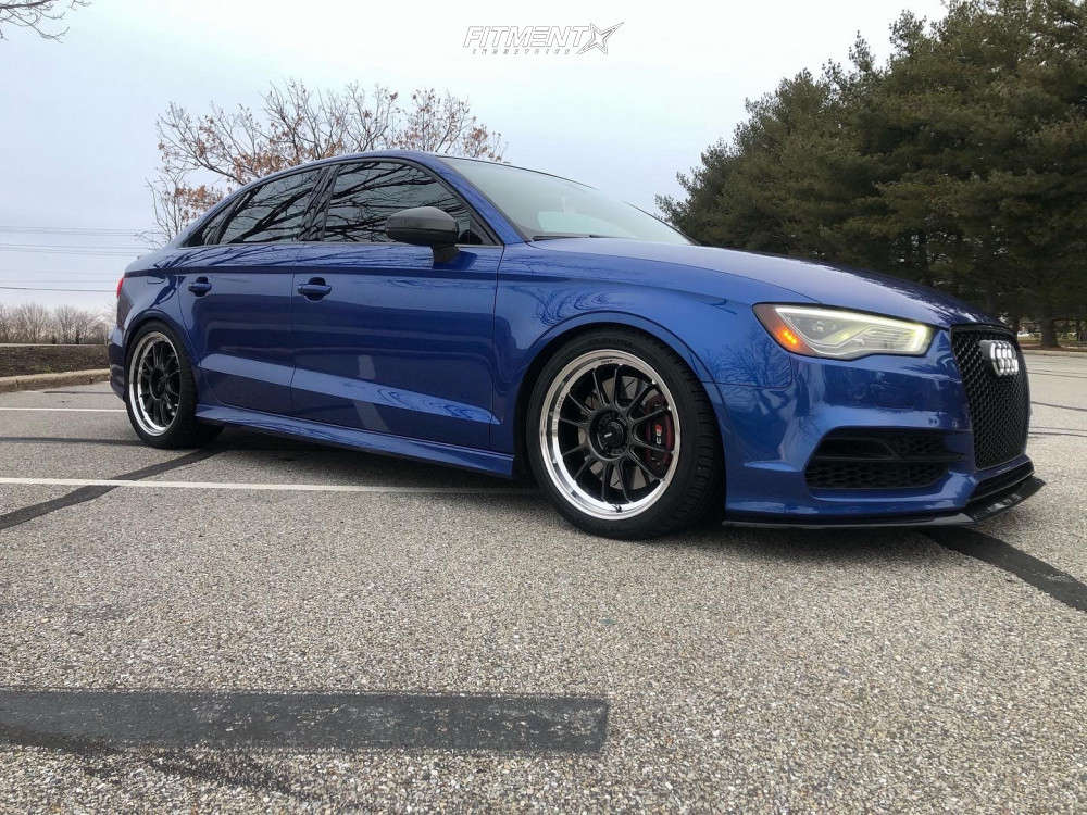 2015 Audi S3 Prestige with 18x8.5 Konig Hypergram and Michelin 255x35 ...
