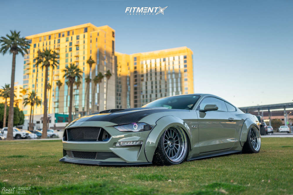 2018 Ford Mustang GT with 19x10 SSR Professor Tf1 and Hankook 255x40 on ...