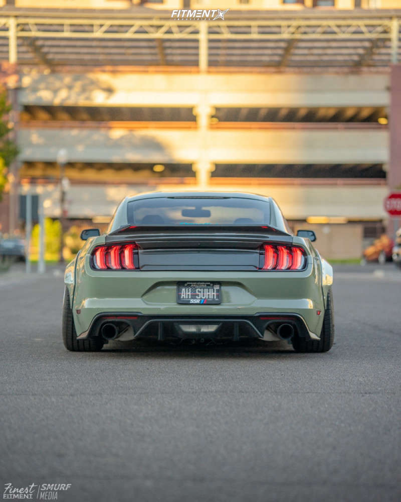 2018 Ford Mustang GT with 19x10 SSR Professor Tf1 and Hankook 255x40 on ...