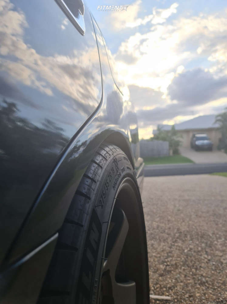 1998 Toyota Chaser Base with 18x9 Work Gt5 and Michelin 245x40 on Stock ...